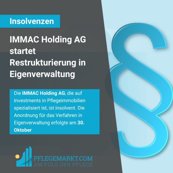 IMMAC Holding AG startet Restrukturierung in Eigenverwaltung